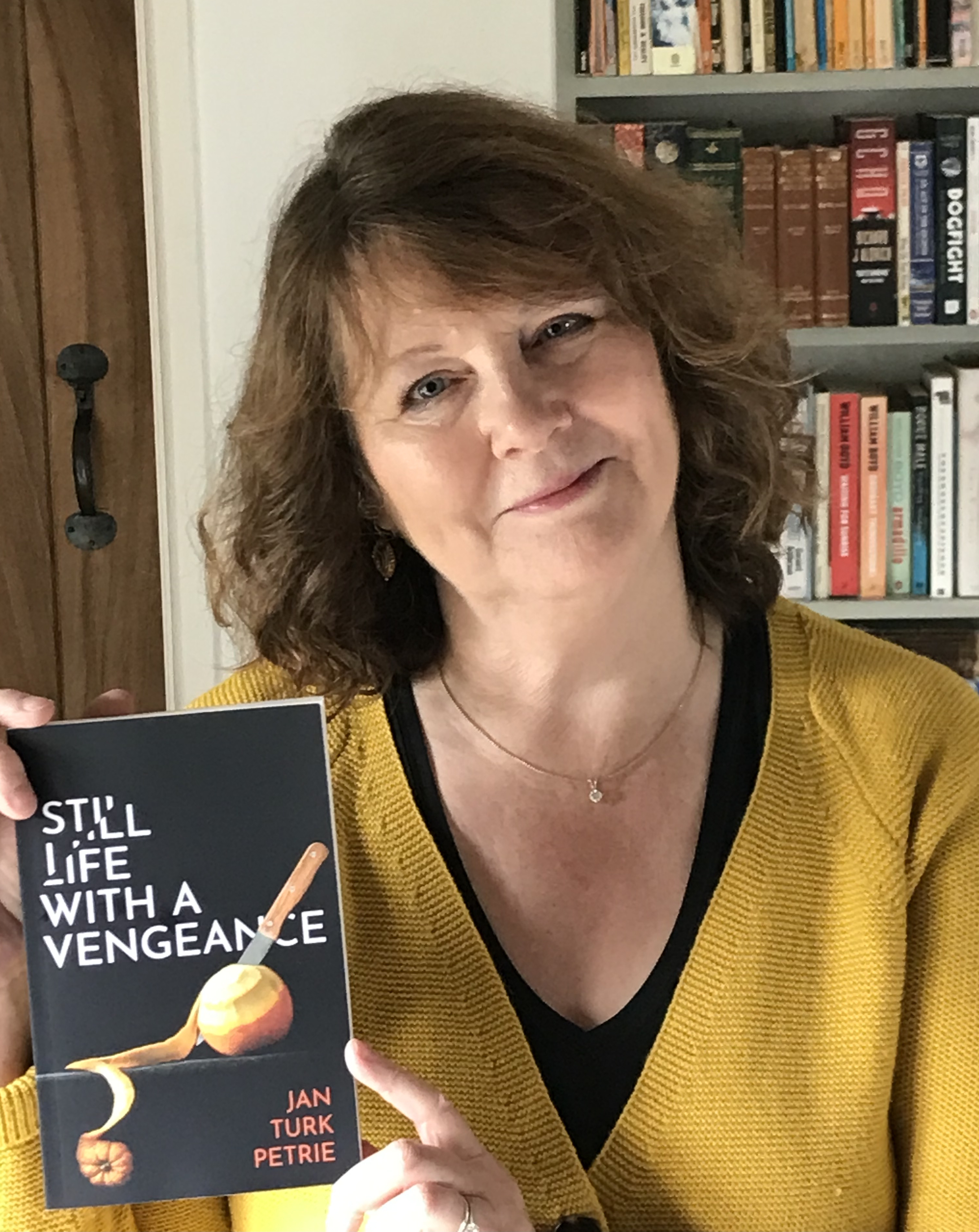 Thrilled to be finally holding the new book – Jan Turk Petrie – author